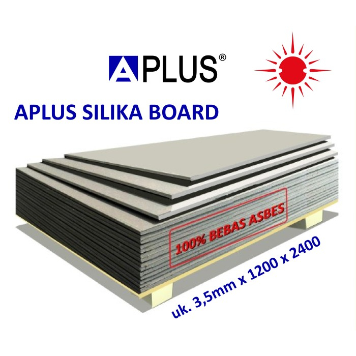 Jual APLUS Board Papan Plafon 3.5MM x 1200MM x 2400MM | Shopee Indonesia