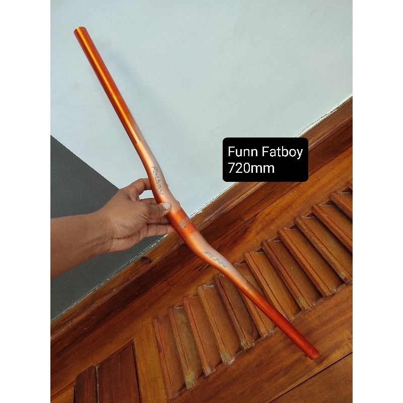 Jual stang handlebar alloy ringan funn fatboy 720mm | Shopee Indonesia