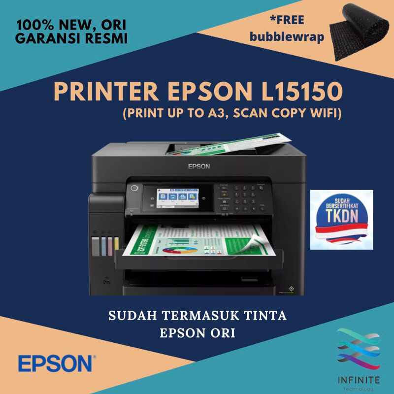 Jual Printer Epson EcoTank L15150 A3+ (Print, Scan, Copy, Fax) All-In ...