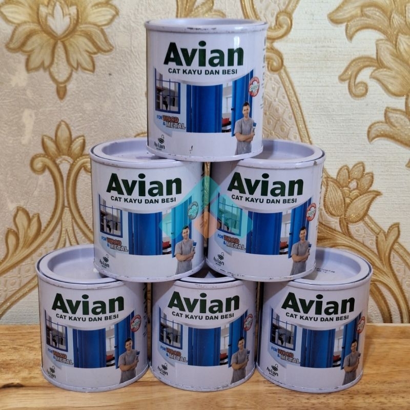 Jual AVIAN Cat minyak kayu dan besi 200cc kaleng kecil | Shopee Indonesia