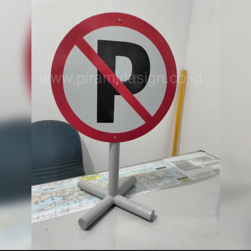 Jual sign rambu parkir pendek portabel 65cm | Shopee Indonesia