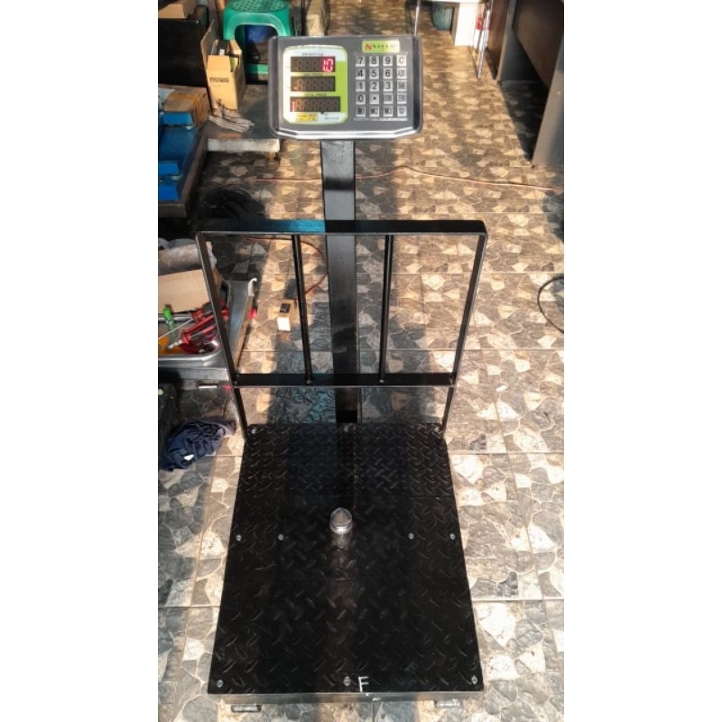 Jual timbangan duduk digital 500kg merk nankai platform bordes ada ...