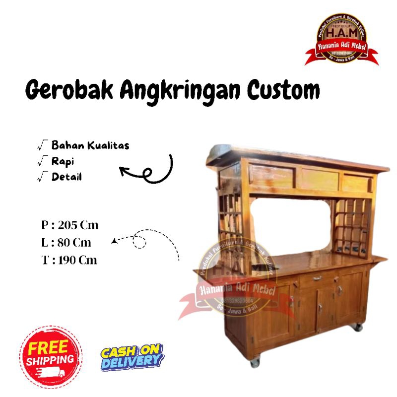 Jual Gerobak angkringan Custom | Shopee Indonesia