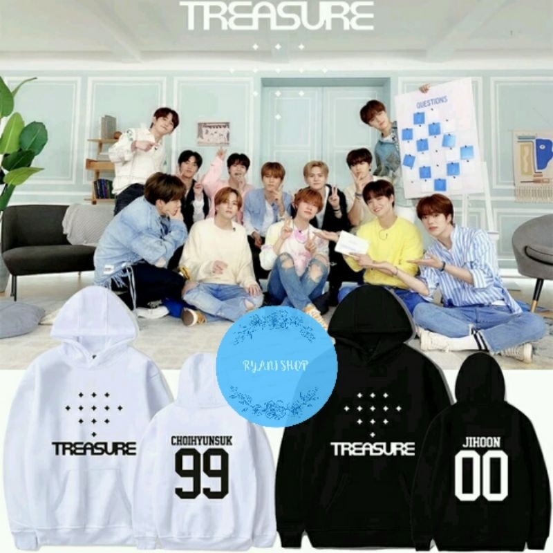 Jual HOODIE TREASURE TEUME ASAHI JIHOON HARUTO YOSHI JUNKYU HYUNSUK ...