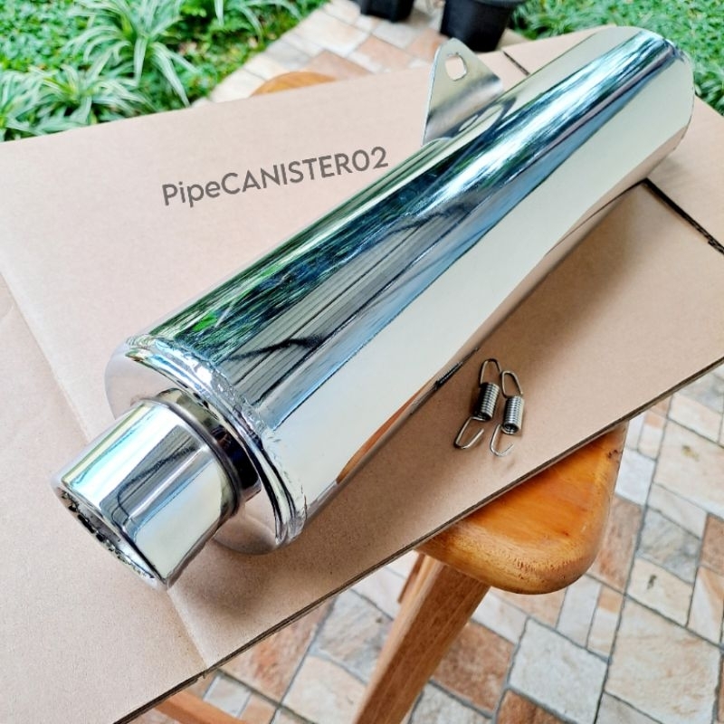 Jual Canister pipe exhaust standard 51mm for Wave 100 110 125 Xrm Rs125 ...