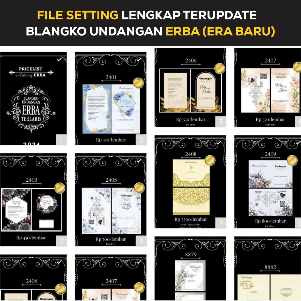 Jual FILE SETTING BLANGKO UNDANGAN ERBA ERA BARU ORIGINAL LENGKAP ...