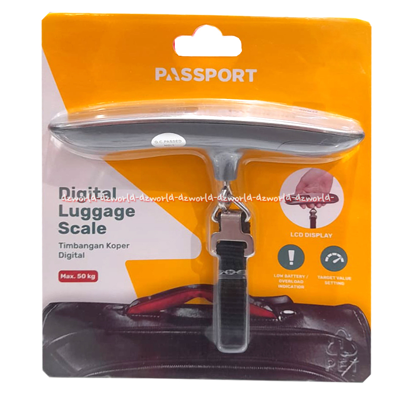 Jual Passport Digital Luggage Scale Electronic Timbangan Koper Digital ...