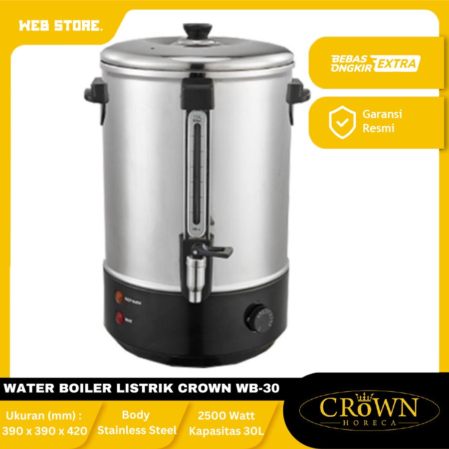 Jual Water Boiler 30 Liter 30L Teko Listrik Pemanas Air Listrik WB-30 ...