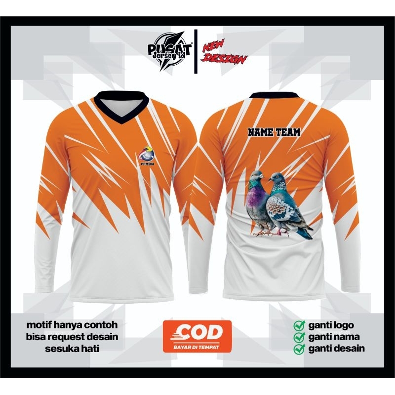 Jual JERSEY MERPATI GRATIS DESAIN DAN BISA SATUAN | Shopee Indonesia