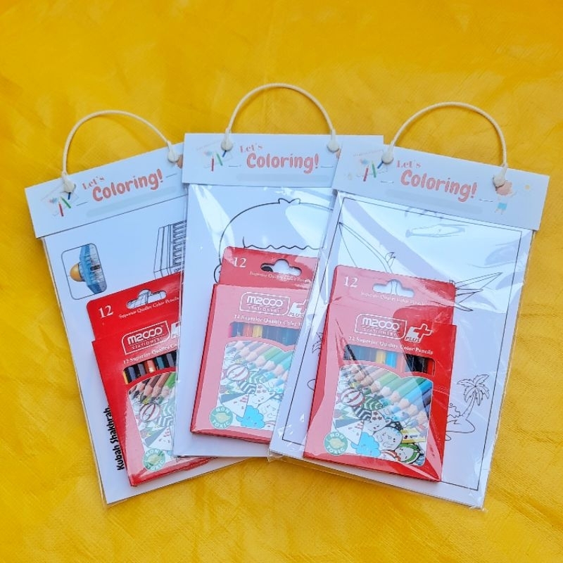 Jual Coloring Kit / Hampers mewarnai anak by idemainku | Shopee Indonesia