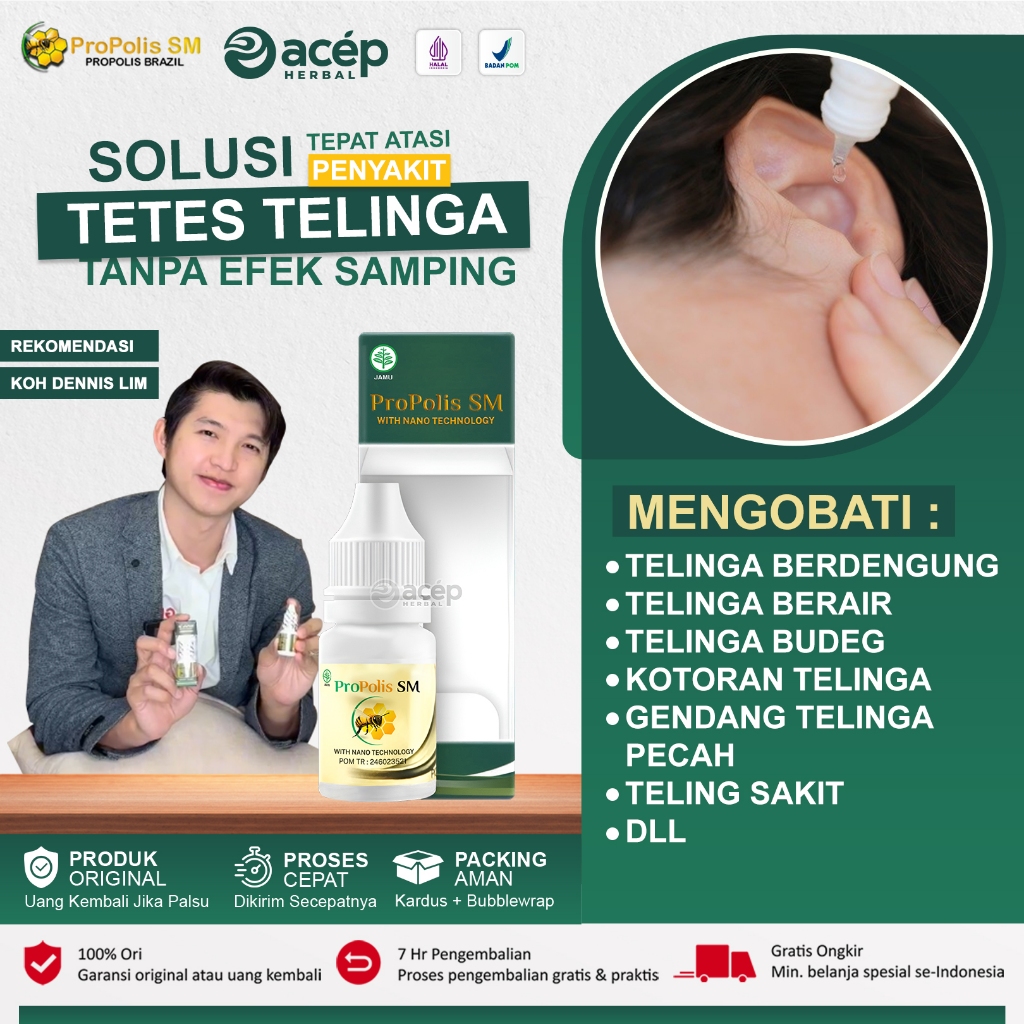 Jual Obat Tetes Telinga Congek Bernanah Bau Busuk Curek Telinga Gatal ...