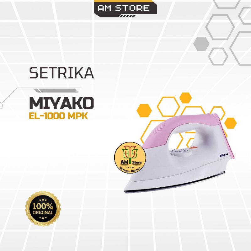 Jual Setrika Miyako EL 1000 M PK | Shopee Indonesia