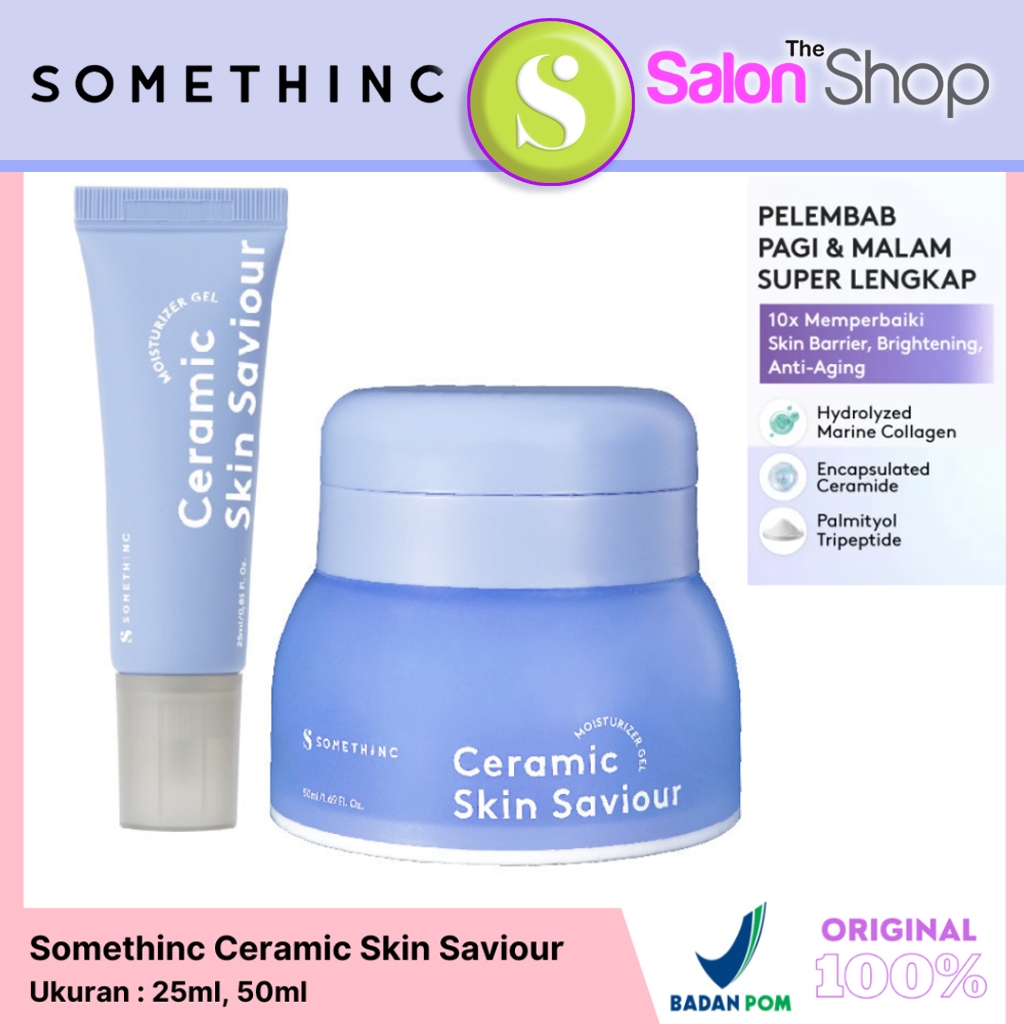 Jual SOMETHINC Ceramic Skin Saviour Moisturizer Gel - Pelembap Krim ...