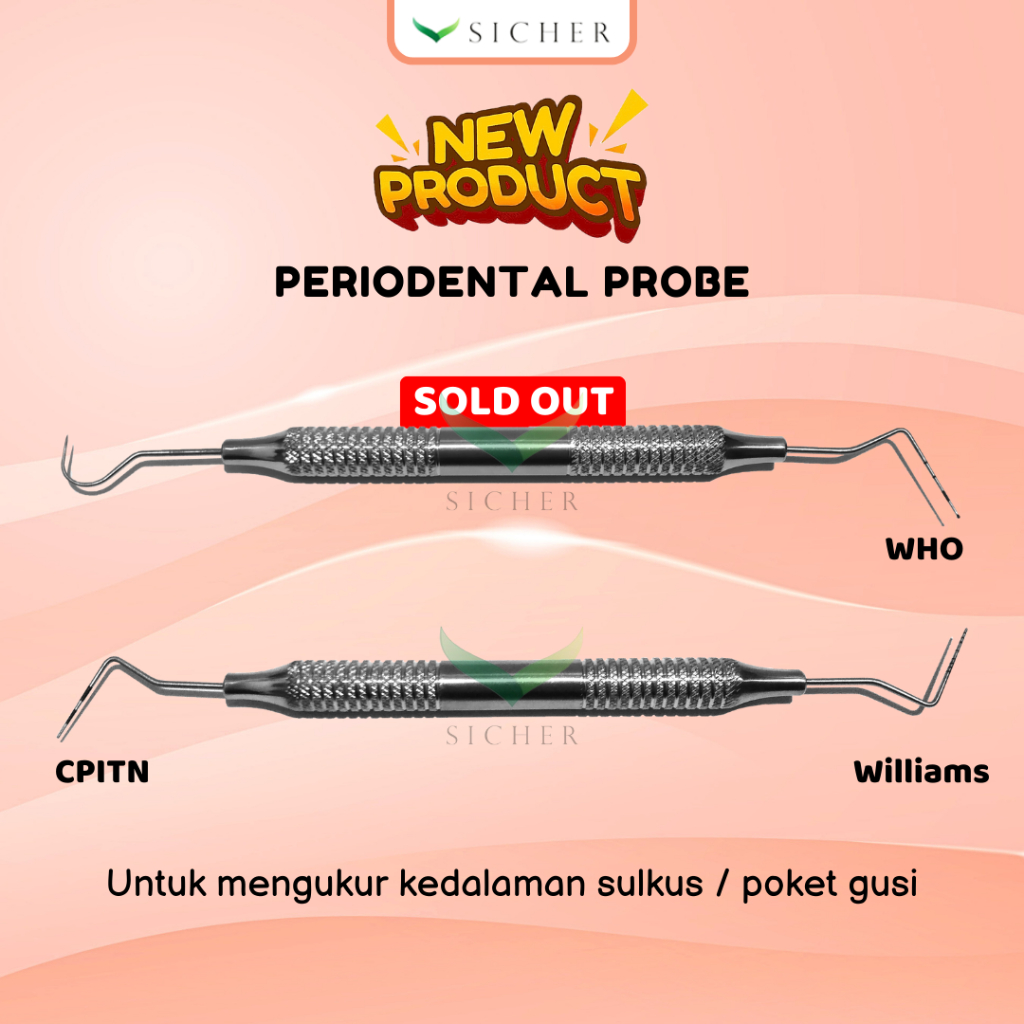 Jual Periodental Probe Dental Instrument (Harga Per Pcs) | Shopee Indonesia