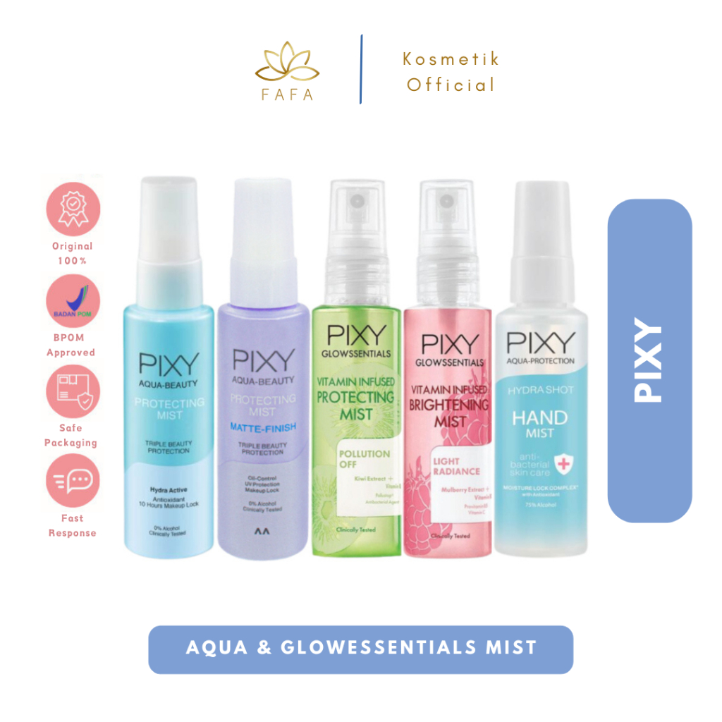 Jual PIXY Aqua Beauty & Glowssentials Mist Series 60ml & 100ml ...