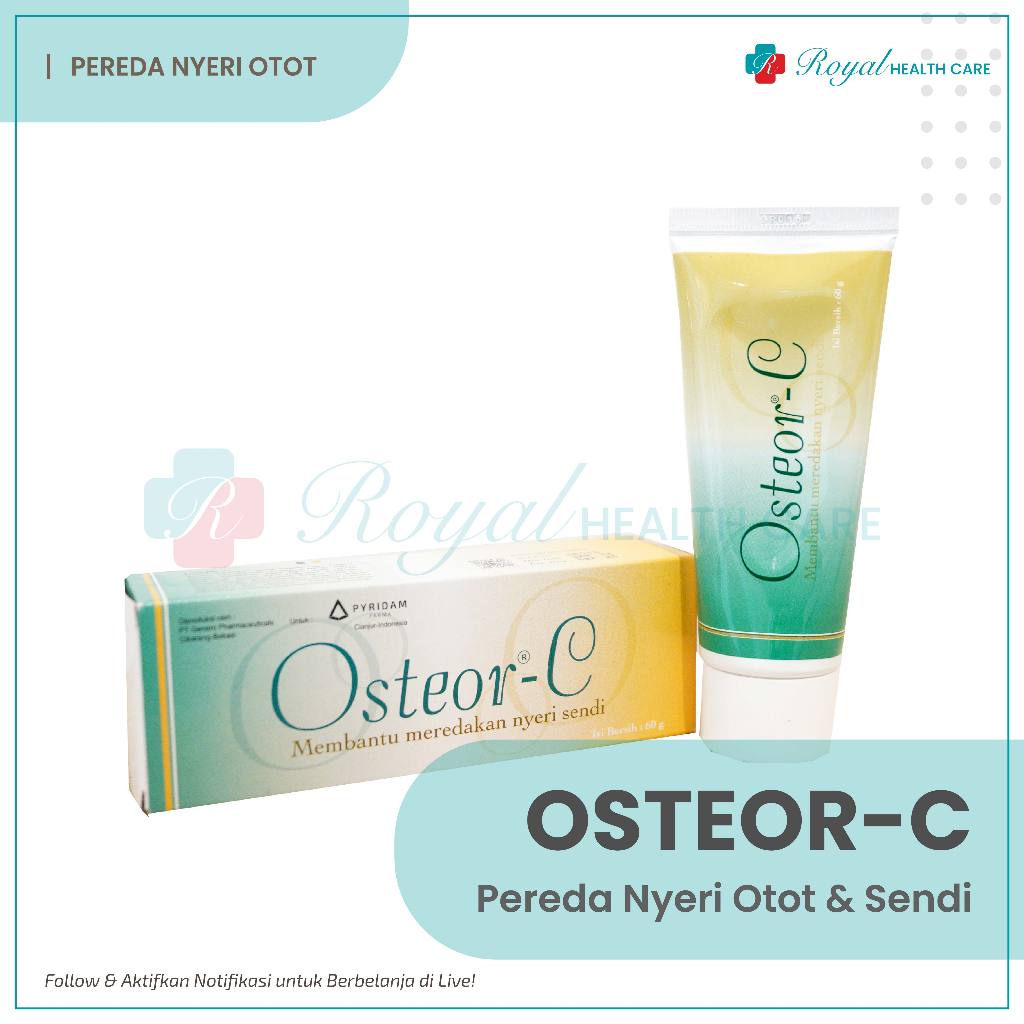 Jual OSTEOR-C CREAM 60 GRAM, Membantu Meredakan Nyeri Sendi | Shopee ...