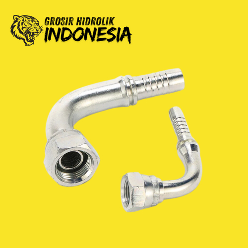 Jual FITTING HOSE ELBOW 04 NJ FEMALE JIC 1/4" HIDROLIK HYDRAULIC ...