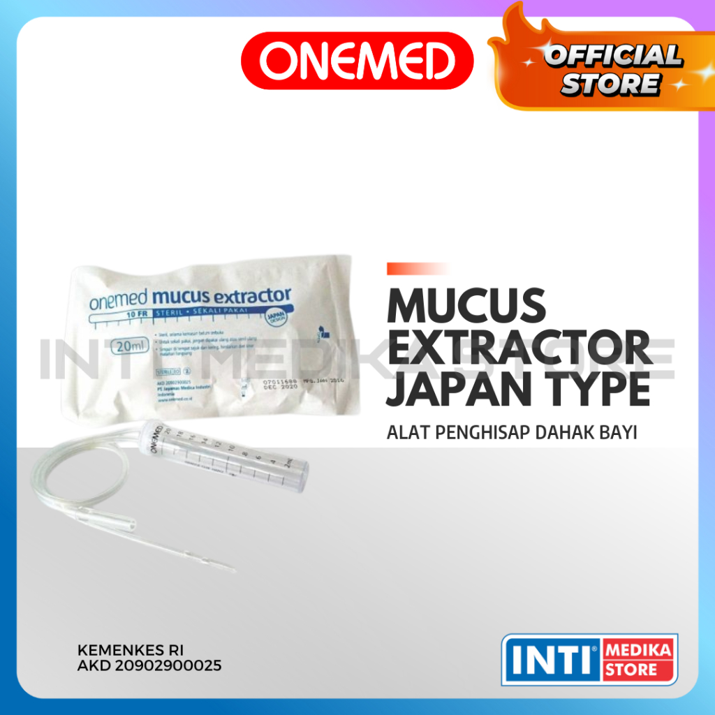 Jual ONEMED - Mucus Extractor FR 10 Steril NOSEFRIDA JAPAN TYPE | Alat Penyedot Penghisap Lendir ...