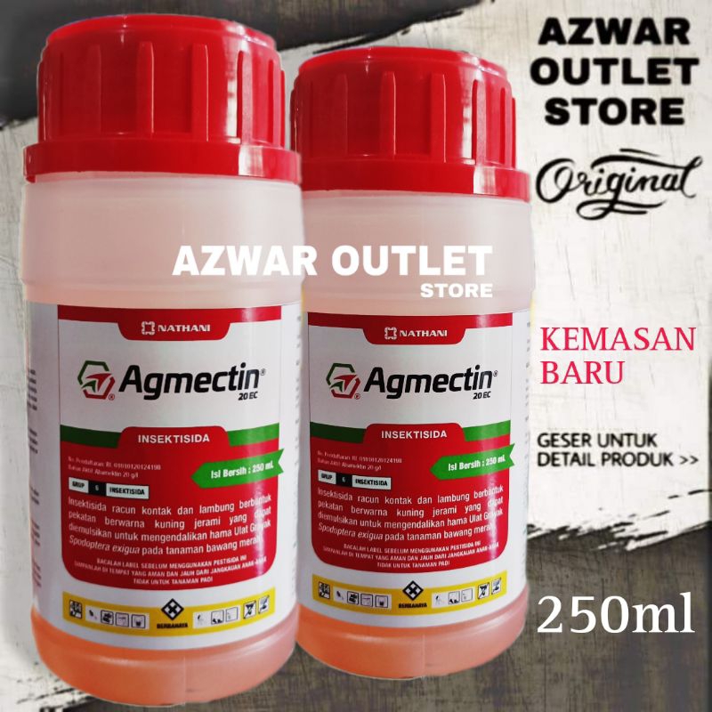 Jual AGMECTIN 20EC | Insektisida Abamectin murni racun ulat dan kutu ...