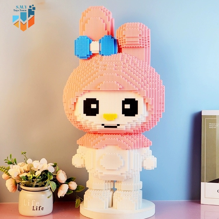 Jual SMY Toystown Nano Blocks Sanrio Big Series 3D Model Jumbo Melody ...