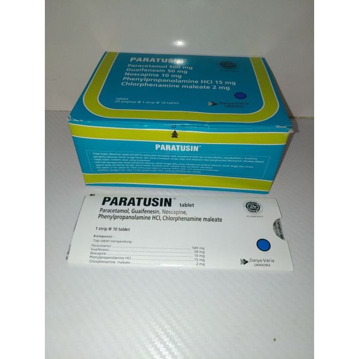 Jual Paratusin Strip Isi 10 Tablet - Obat Batuk Pilek Demam | Shopee ...