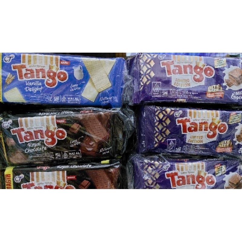 Jual wafer tango baru kemasan renceng 16gram x10pcs... | Shopee Indonesia