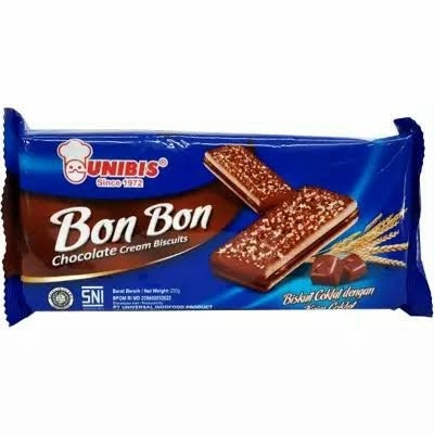 Jual UNIBIS Bon Bon Chocolate Cream Biscuits 200 gr - Biskuit Unibis # ...