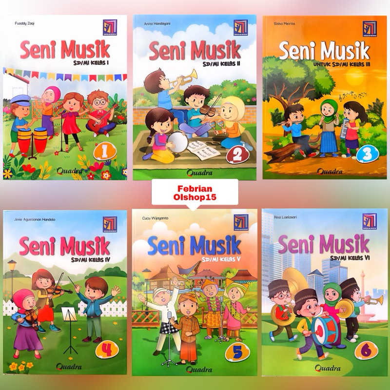 Jual BUKU SENI MUSIK SD/MI KELAS 1 2 3 4 5 6 KURIKULUM MERDEKA QUADRA | Shopee Indonesia