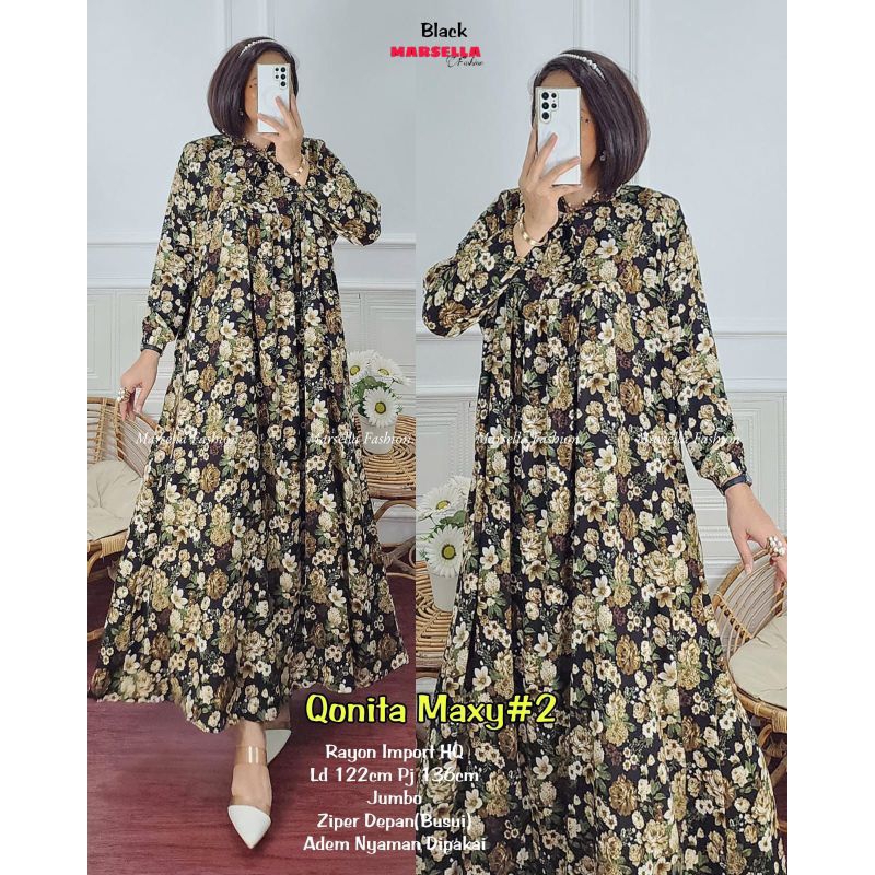 Jual Qonita Maxy# Momila maxy by Marsella | Shopee Indonesia
