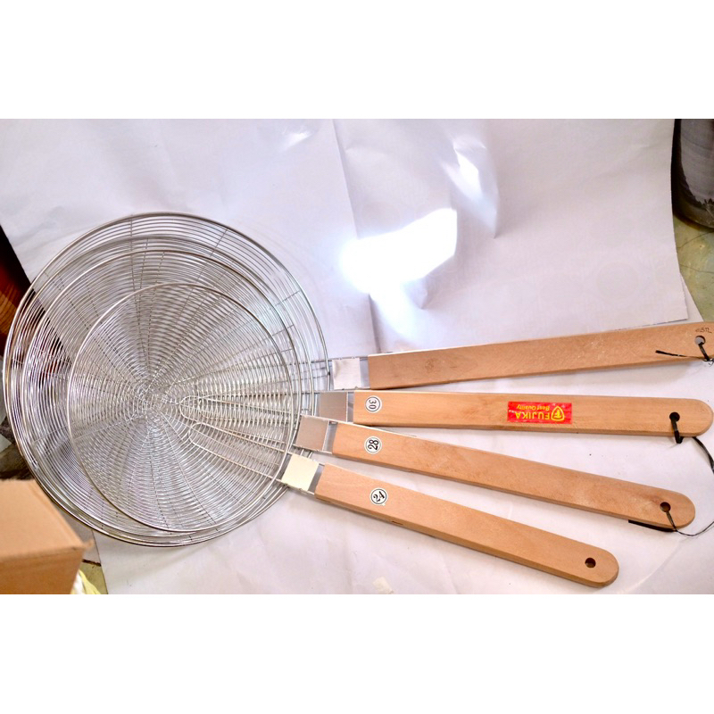 Jual SEROK GORENGAN serok mie gagang kayu tebal | Shopee Indonesia