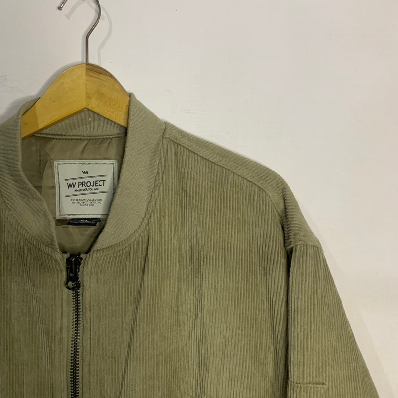 Jual Vintage Corduroy Bomber WVUR Project Jacket | Shopee Indonesia