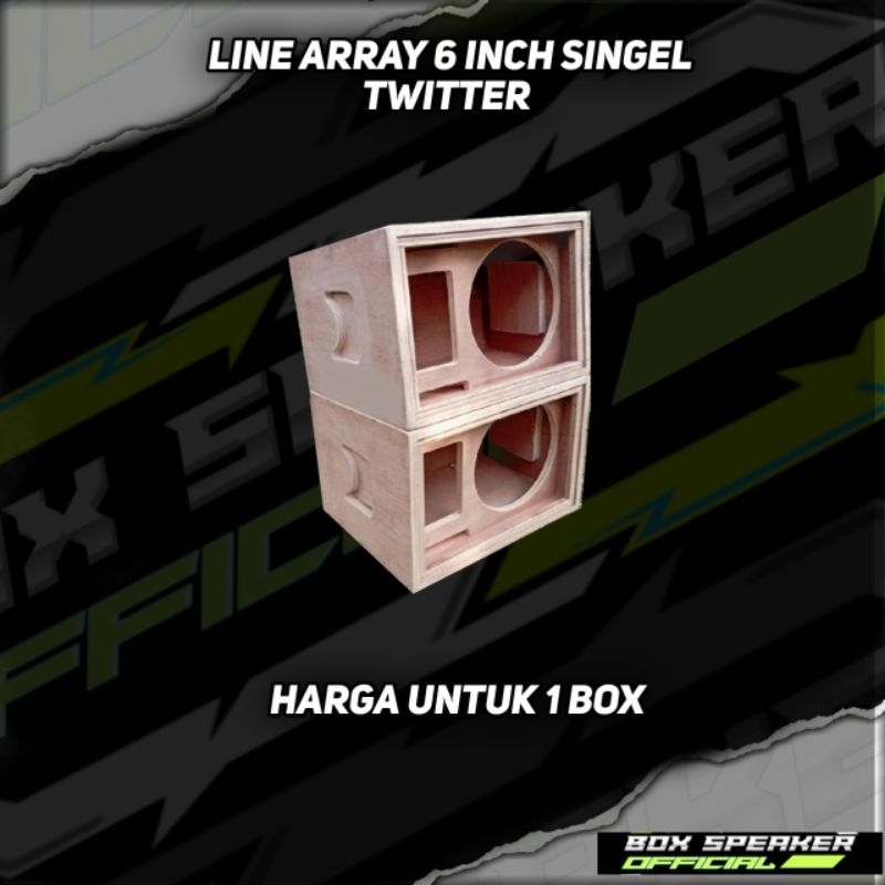 Jual Box line array 6 inch plus Twitter mentahan box speaker | Shopee ...