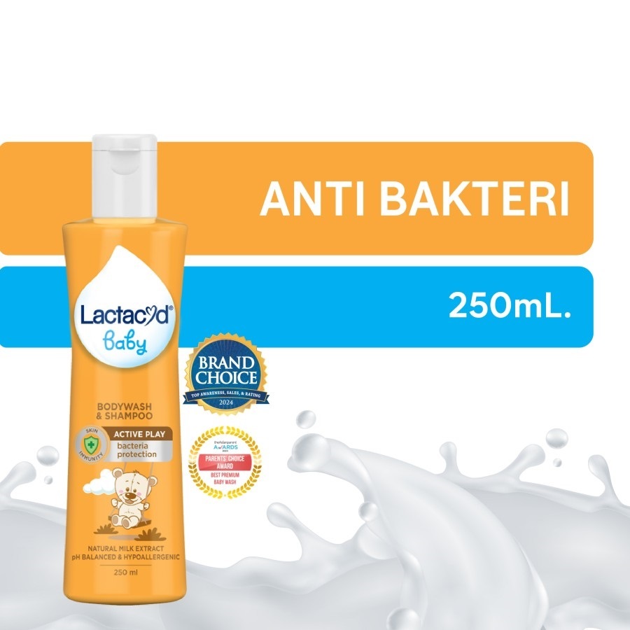 Jual Lactacyd Baby Active Play 2in1 Body Wash and Shampoo 250ml Botol ...