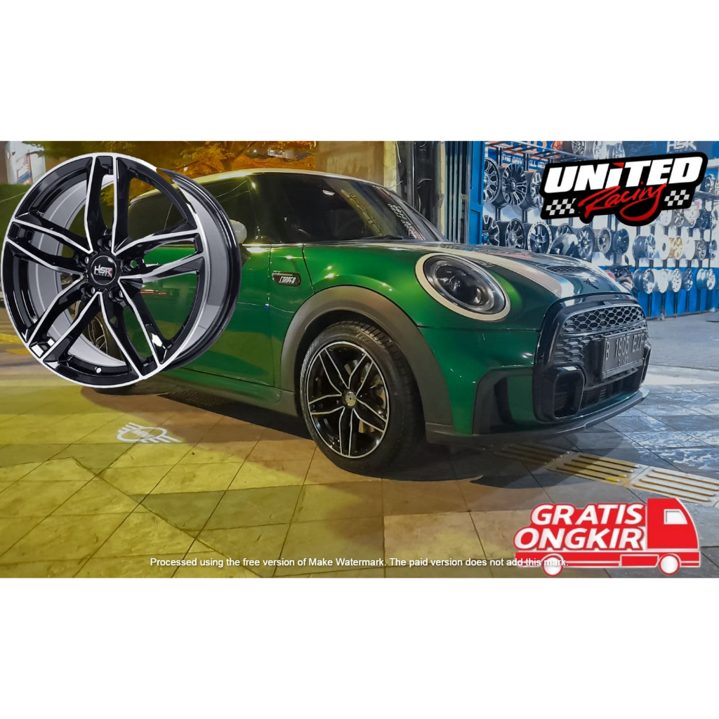 Jual VELG MOBIL MINI COOPER RING 17 HSR GIFU R17 TWOTONE PELEK RACING ...