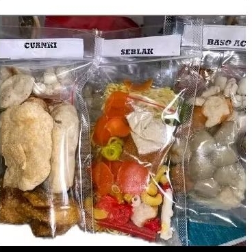 Jual Paket Isi 12 Bungkus, Seblak, Cuangki dan Baso Aci Enak Halal ...