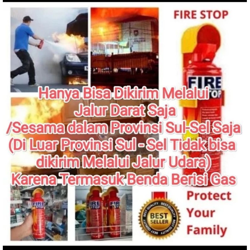 Jual Alat Pemadam Api Mini APAR MINI Fire Stop Mobil 500 Ml. + Braket ...