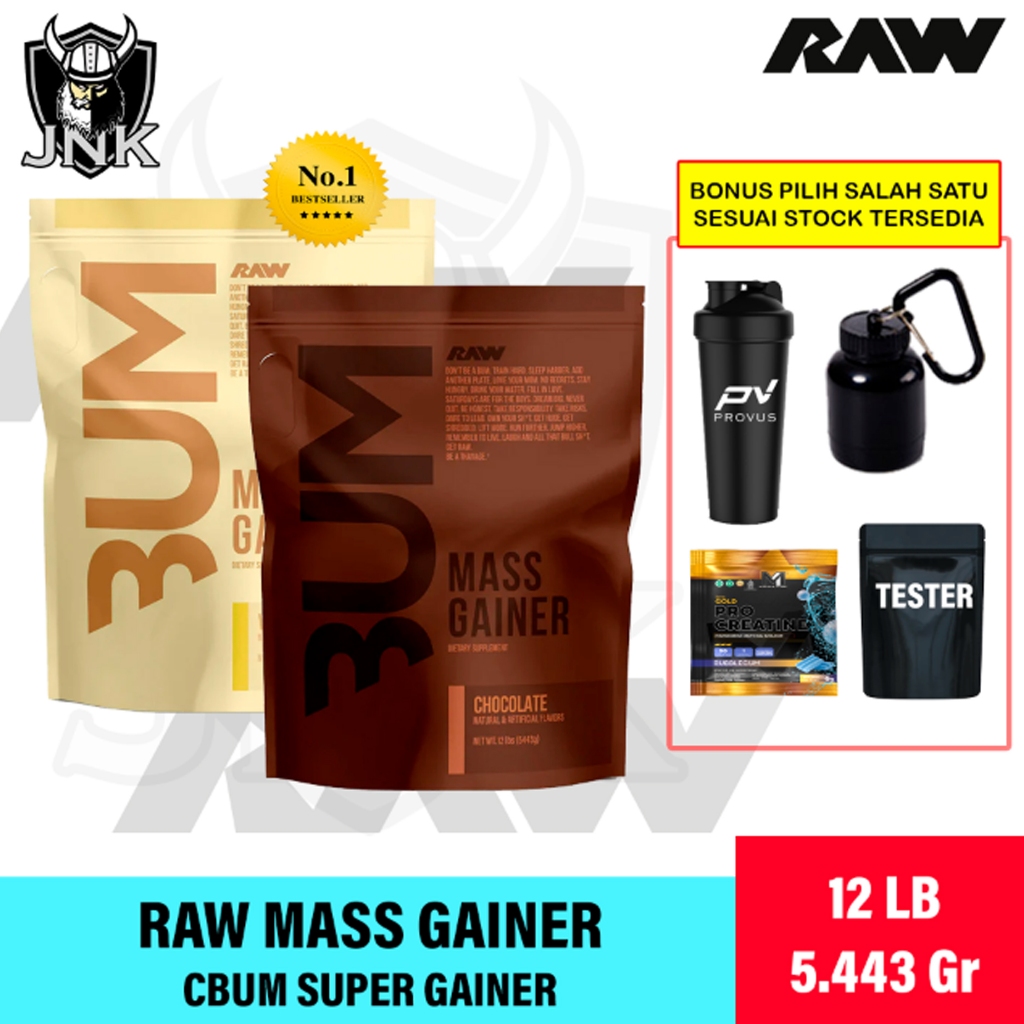 Jual CBUM RAW MASS GAINER 12 Lb | Gainmass Bulking Berat Badan Muscle ...