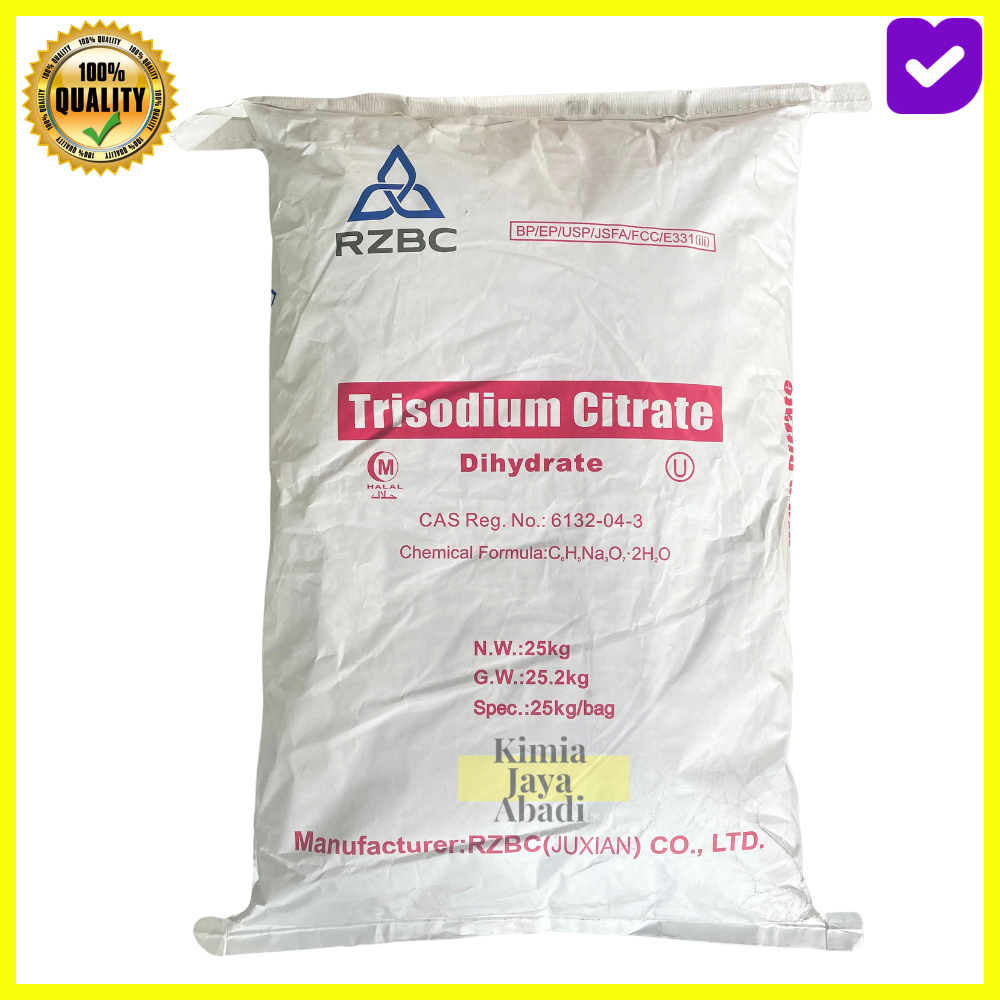 Jual Trisodium Citrate / Sodium Citrate / Natrium Sitrat 1 KG | Shopee ...