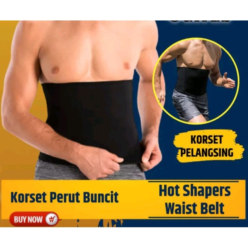 Jual KORSET PRIA OLAHRAGA PEMBENTUK OTOT PERUT KORSET PELANGSING ...
