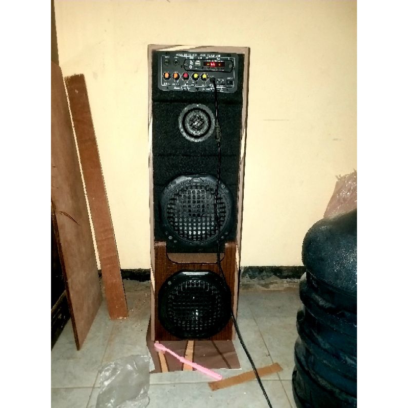 Jual speaker aktif rakitan bisa buat ngamen suara mid sub | Shopee ...