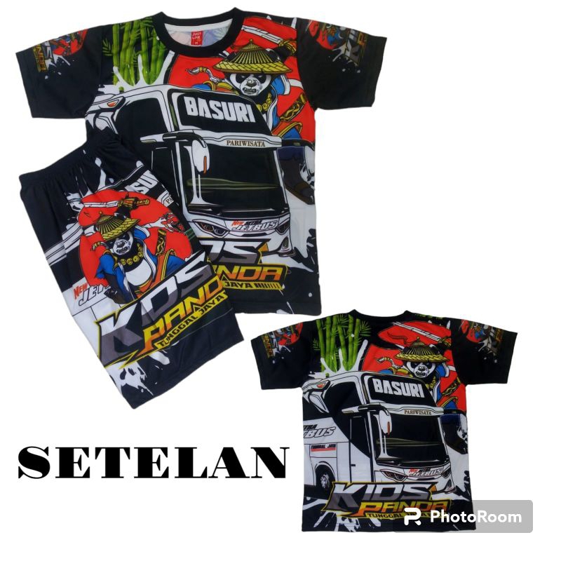 Jual SETELAN BAJU ANAK-ANAK/SETELAN BAJU BUS BASURI/SETELAN BAJU BUS ...
