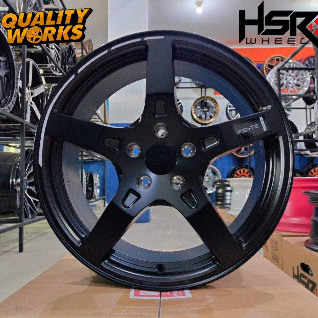 Jual velg R18 Inch Palang 5 warna hitam hsr Pente Ring 18 Pcd 5x114 Pnp ...