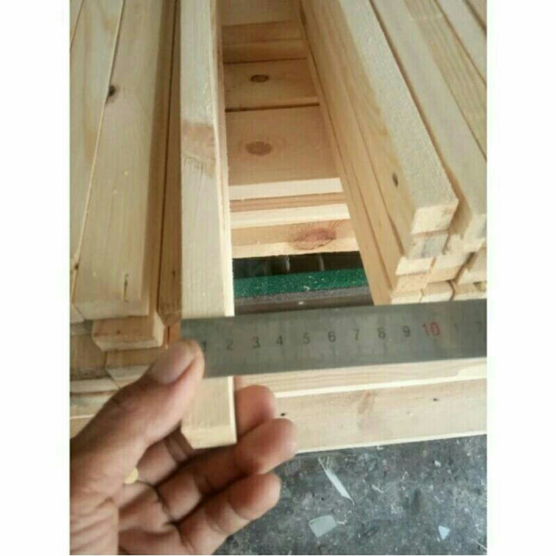 Jual Reng Kayu Jati Belanda 20cm x 2cm - Lis Kayu Jati Belanda 20cm ...