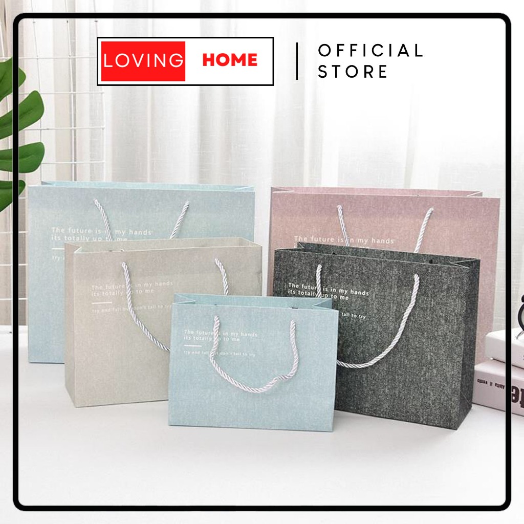 Jual LOVING HOME - Paper Bag Tas Kado Kantong Tebal Vintage Dus Premium ...