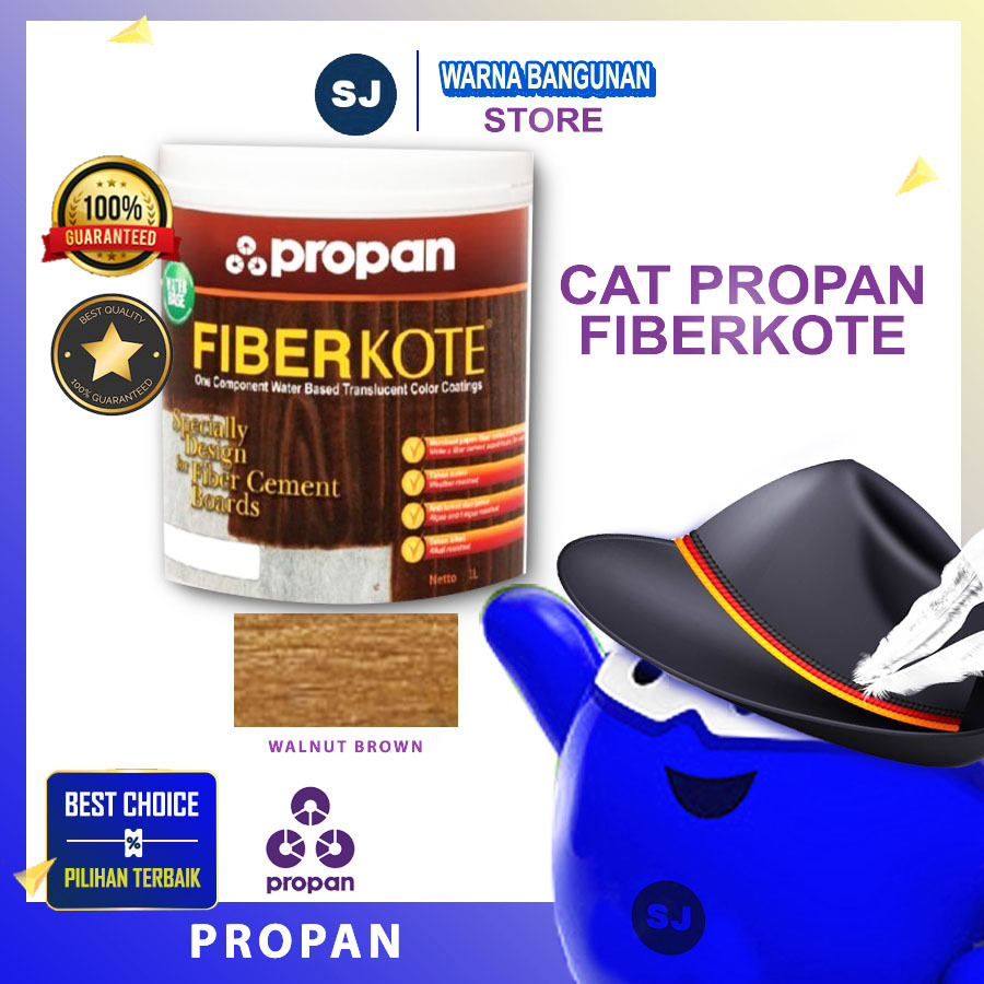 Jual CAT PROPAN FIBERKOTE GRC/LISPLANG/CONWOOD 1Ltr | Shopee Indonesia