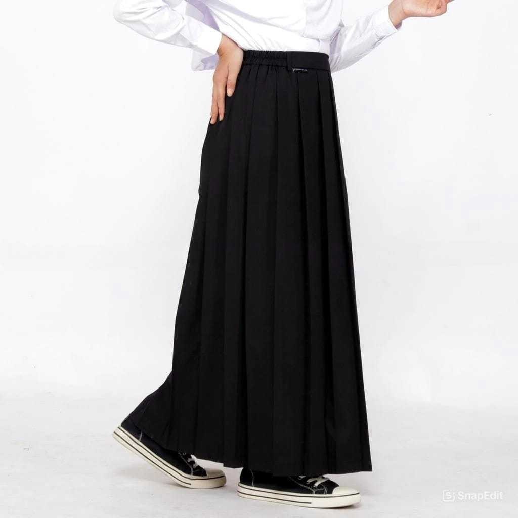 Jual SERAGAM SEKOLAH SD ROK HITAM REMPEL POLOS PANJANG PEREMPUAN HARGA TERJANGKAU | Shopee Indonesia