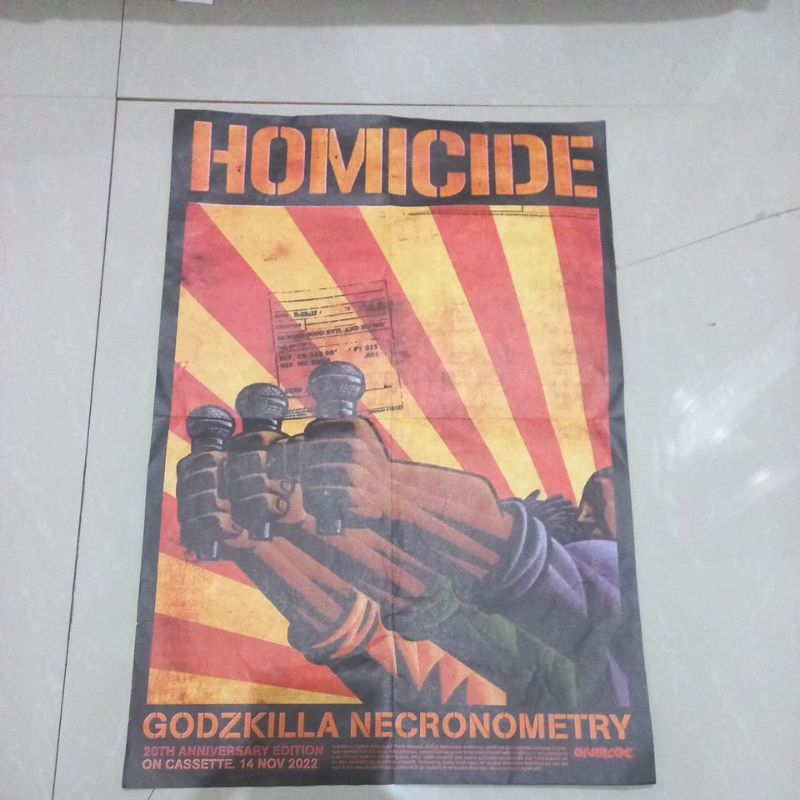 Jual poster homicide godzilla necronometry | Shopee Indonesia
