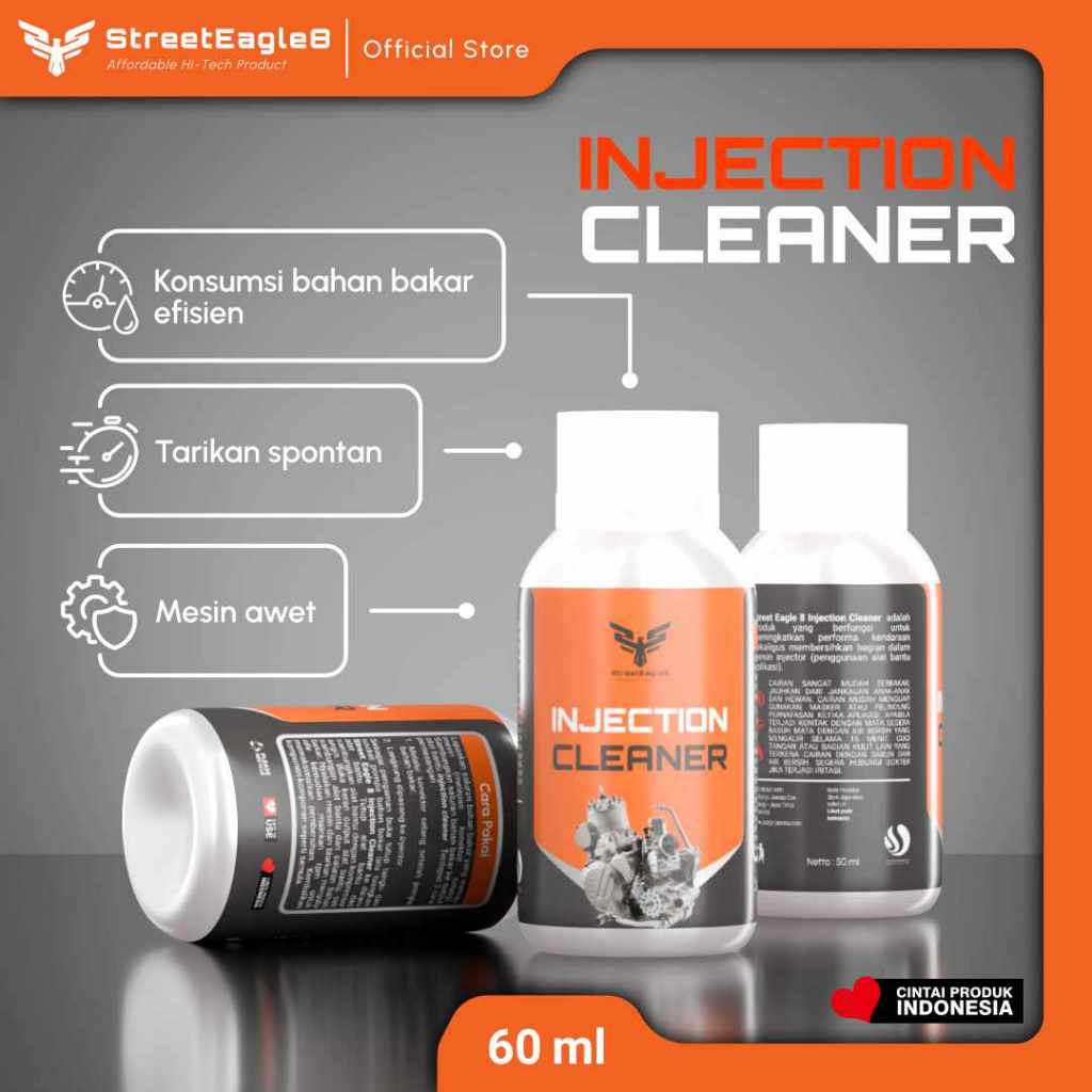 Jual STREET EAGLE 8 Pembersih Injektor Motor Injeksi / Injection ...