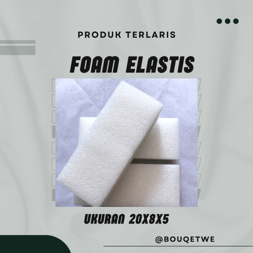 Jual oasis bunga kering foam elastis buket bunga artificial oasis foam ...