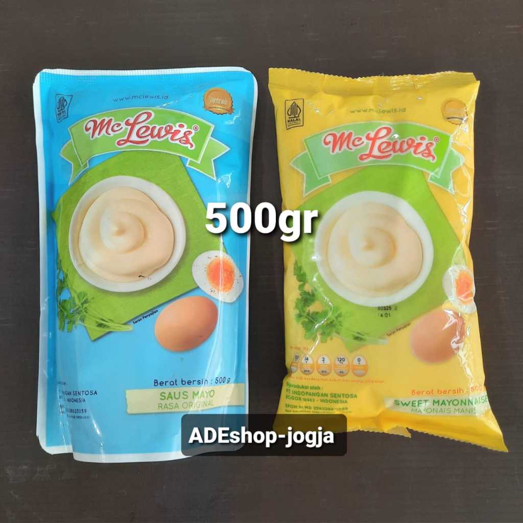 Jual saus mayonaise mayones mc lewis mclewis 500 gr original biru ...